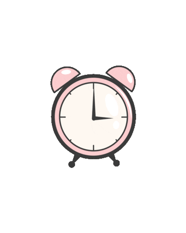 Clock Alarm Sticker by Bleu Libellule for iOS & Android | GIPHY