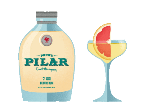 Cheers Daiquiri Sticker by Papa's Pilar Rum for iOS & Android | GIPHY