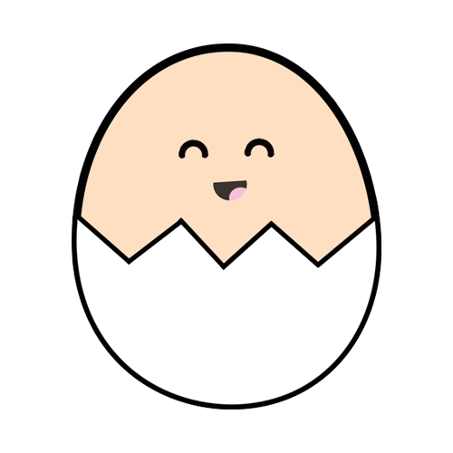 Happy Egg Sticker by Live Life Happy for iOS & Android | GIPHY