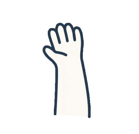 Hand Waving Animation Gif