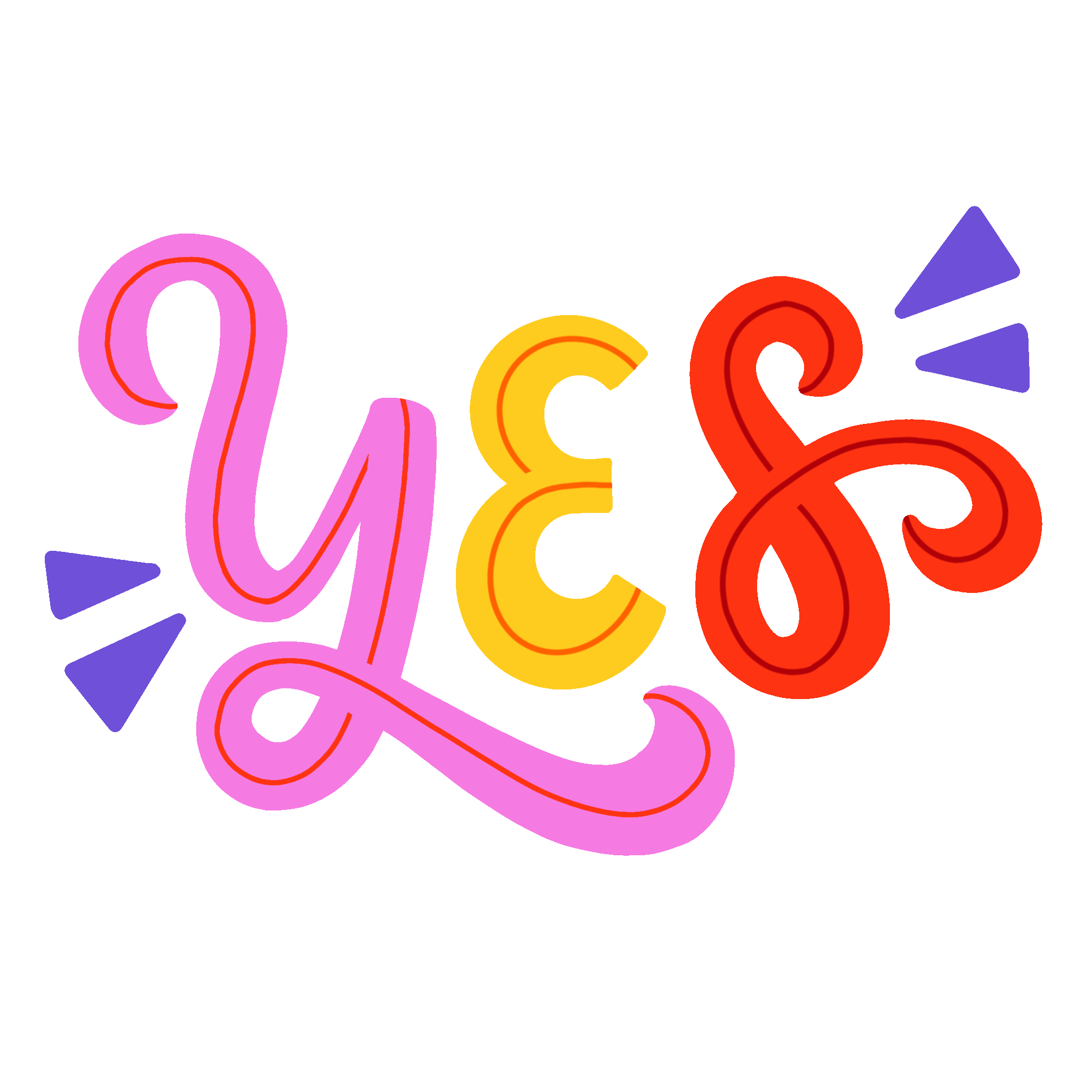Neon Yes Sticker for iOS & Android | GIPHY