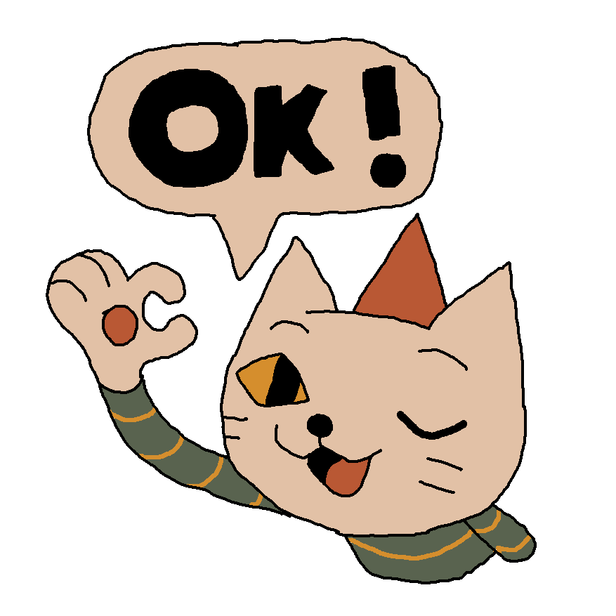 Cat Ok Sticker by Colin for iOS & Android | GIPHY