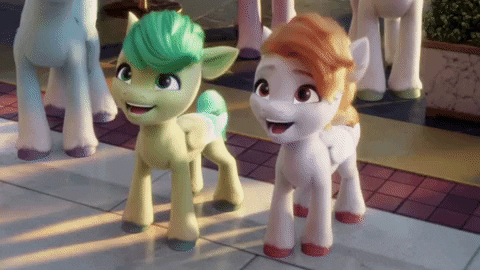 day 22 of making reaction gifs from MLP New Gen: when a new leak about ...