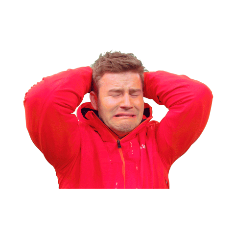 Oh No Crying Sticker by Helt Ramm for iOS & Android | GIPHY
