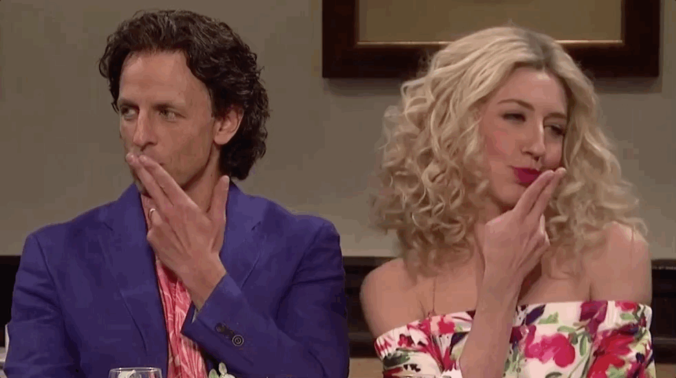 Seth Meyers Smoking GIF by Saturday Night Live - Find & Share on GIPHY