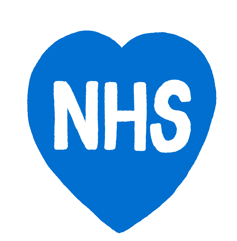 National Health Service Care Sticker by Matt Joyce for iOS & Android ...