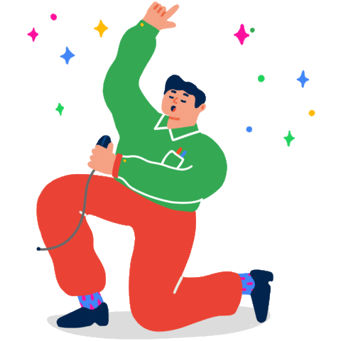 Song Singing Sticker by Google Thailand for iOS & Android | GIPHY
