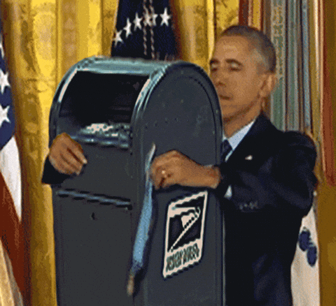 Post Office Obama GIF by INTO ACTION - Find & Share on GIPHY