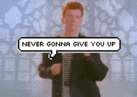 Rick Rolled Gif