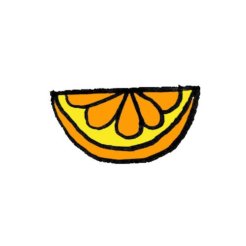 Slice Of Life Orange Sticker by Aerie for iOS & Android | GIPHY