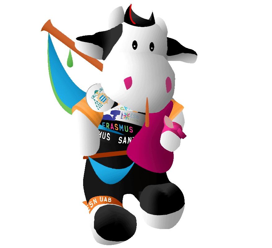 Vaca Gaita Sticker by ESN Oviedo for iOS & Android | GIPHY