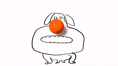 Dog Drawing GIF by Serge Bloch - Find & Share on GIPHY