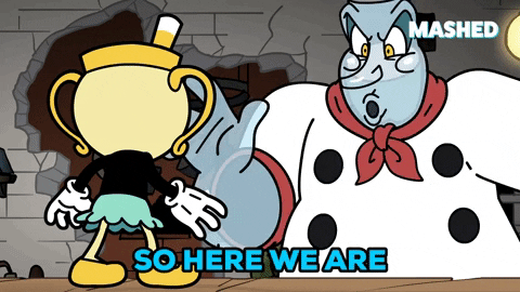 🎵 CUPHEAD DLC CARTOON RAP BATTLE: PART 3 🎵 by Mashed | GIPHY