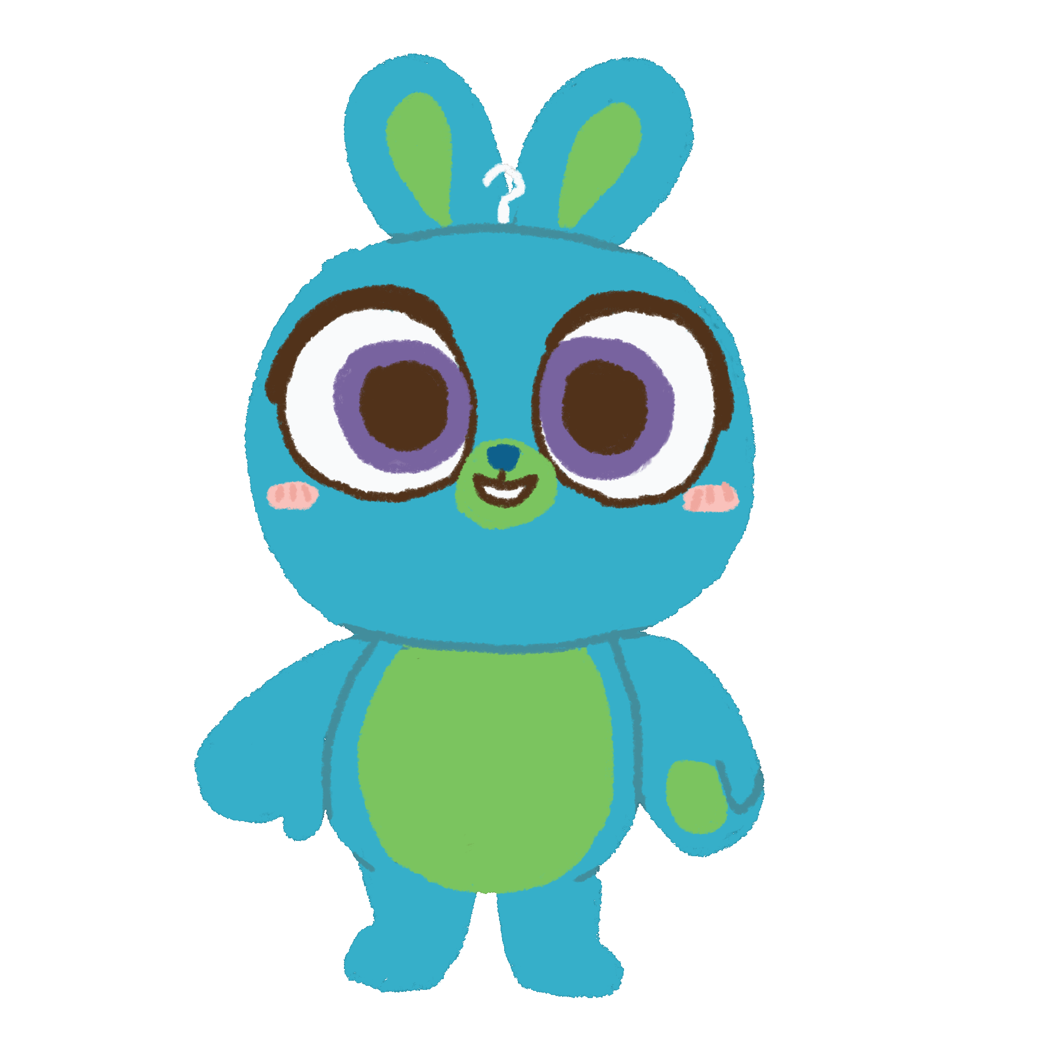Toy Story Bunny Sticker by JELLYBEAR PLANET. for iOS & Android | GIPHY