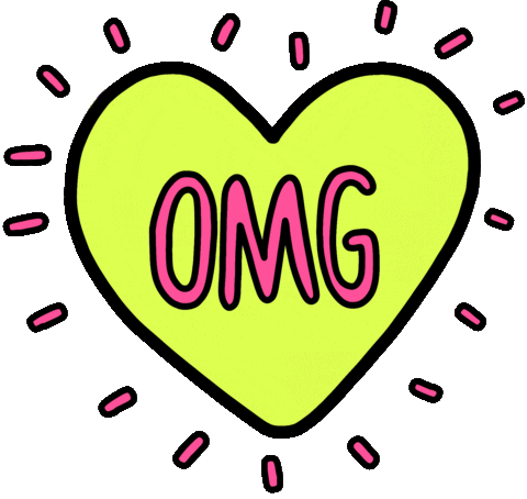 Heart Omg Sticker by Poppy Deyes for iOS & Android | GIPHY