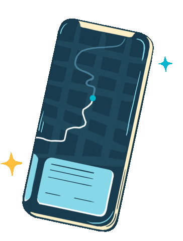 Smartphone Tracking Sticker by Routeapp for iOS & Android | GIPHY