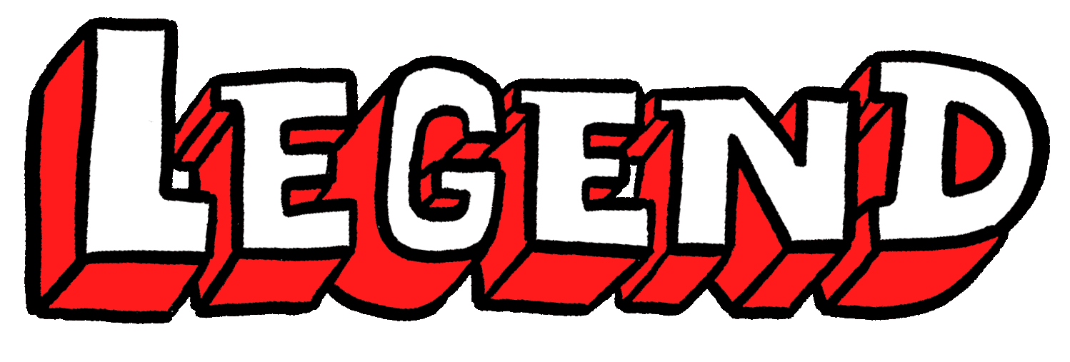 Legend Ledge Sticker by Russell Taysom for iOS & Android | GIPHY