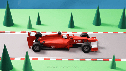 Animated Race Car Gif