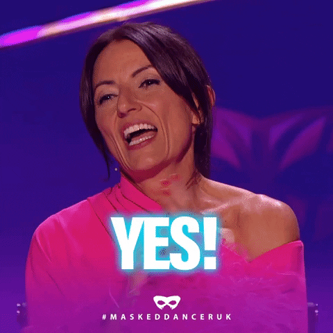 Davina Mccall Dancing GIF by The Masked Singer UK & The Masked Dancer ...
