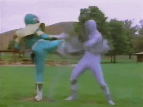 Power Rangers Dancing Gif