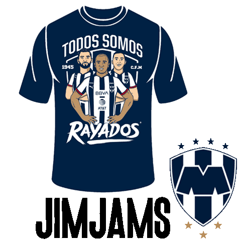Rayados Monterrey Sticker by Jim Jams for iOS & Android | GIPHY