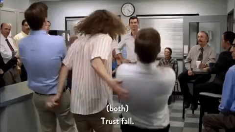 Trust-falls GIFs - Get the best GIF on GIPHY