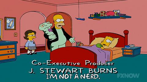 Simpsons Nerd Gif