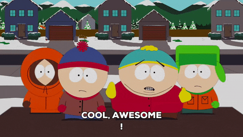 Excited Eric Cartman GIF by South Park - Find & Share on GIPHY