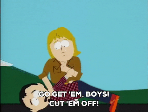 Cut-em-off GIFs - Get the best GIF on GIPHY