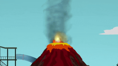 Explosion Volcano GIF by South Park - Find & Share on GIPHY