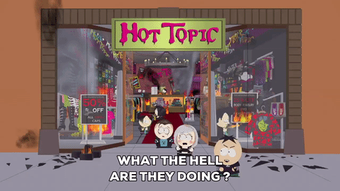 Scared Hot Topic GIF by South Park - Find & Share on GIPHY