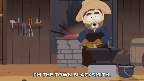 Travelers Blacksmith GIF by South Park - Find & Share on GIPHY