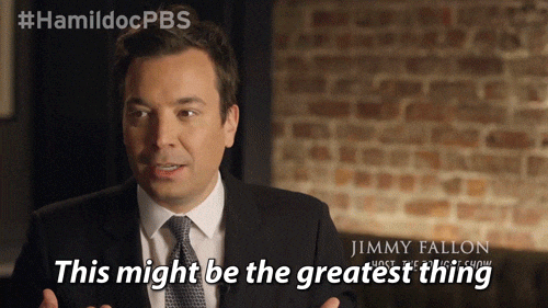 Jimmy Fallon Hamilton GIF by PBS - Find & Share on GIPHY