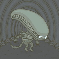 Alien Chestburster Gif
