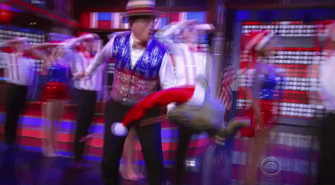 Stephen Colbert Dancing GIF by The Late Show With Stephen Colbert ...