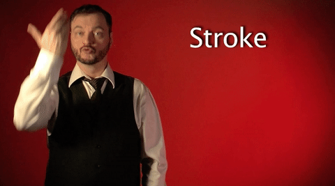 Sign Language Stroke GIF by Sign with Robert - Find & Share on GIPHY
