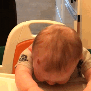 Baby Falling Asleep Gif