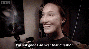 Im Not Gonna Answer That Question GIFs - Get the best GIF on GIPHY