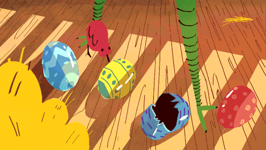Easter Eggs Animation GIF by Tracey Elle - Find & Share on GIPHY