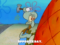 Opposite Day Spongebob Gif