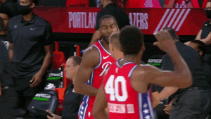 High Five Philadelphia 76Ers GIF by NBA - Find & Share on GIPHY