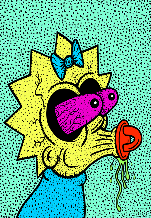 Maggie Simpson Weed GIF by Dave Bell - Find & Share on GIPHY