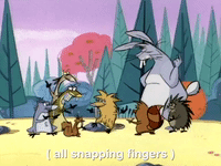 Finger Snap Point Gif