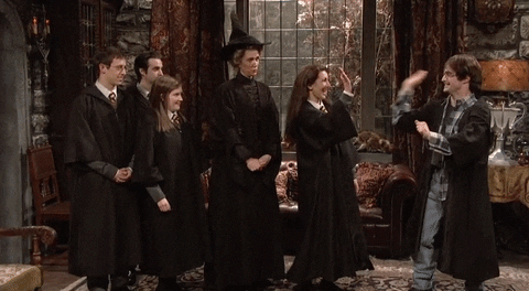 High Five Harry Potter GIF by Saturday Night Live - Find & Share on GIPHY