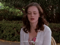 Rory Gilmore Reading Gif