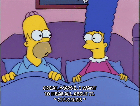 Homer And Marge In Bed