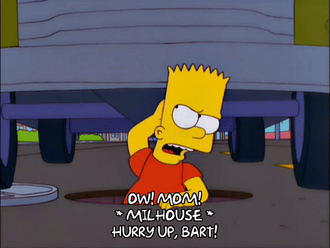 Scared Bart Simpson GIF - Find & Share on GIPHY