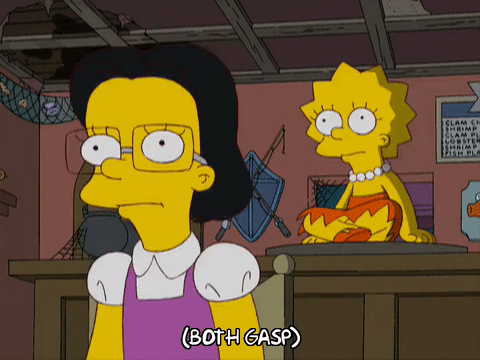 Shocked Lisa Simpson GIF - Find & Share on GIPHY