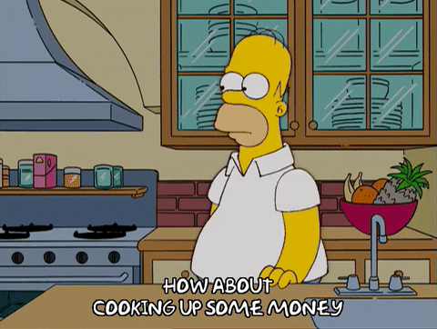 Homer In Kitchen GIFs - Get the best GIF on GIPHY