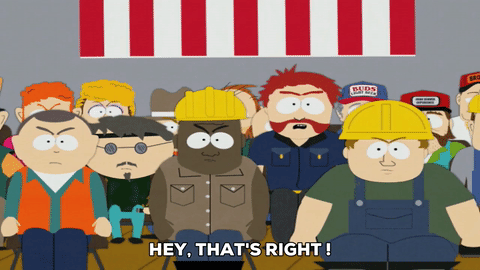 Crowd Take Er Durr GIF by South Park - Find & Share on GIPHY